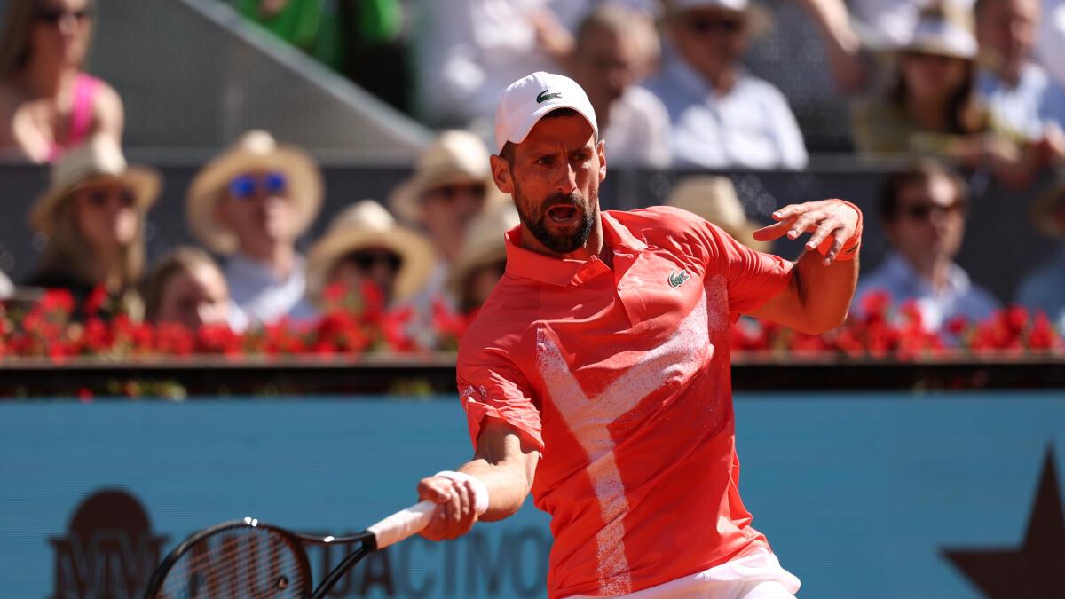 Djokovic exits Madrid Open in second round, loses to Matteo Arnaldi in straight sets - Sportstar